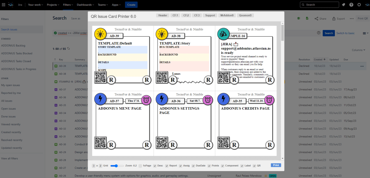 QR Issue Card Printer: Optimal Printing Layout for Enhanced Project ...